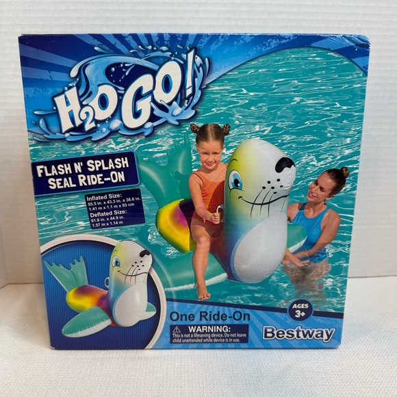 Bestway | Games | New Bestway H2o Go Flash N Splash Seal Rideon Pool ...